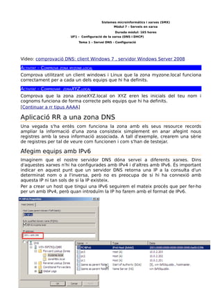 Configuracio servei dns Windows | PDF