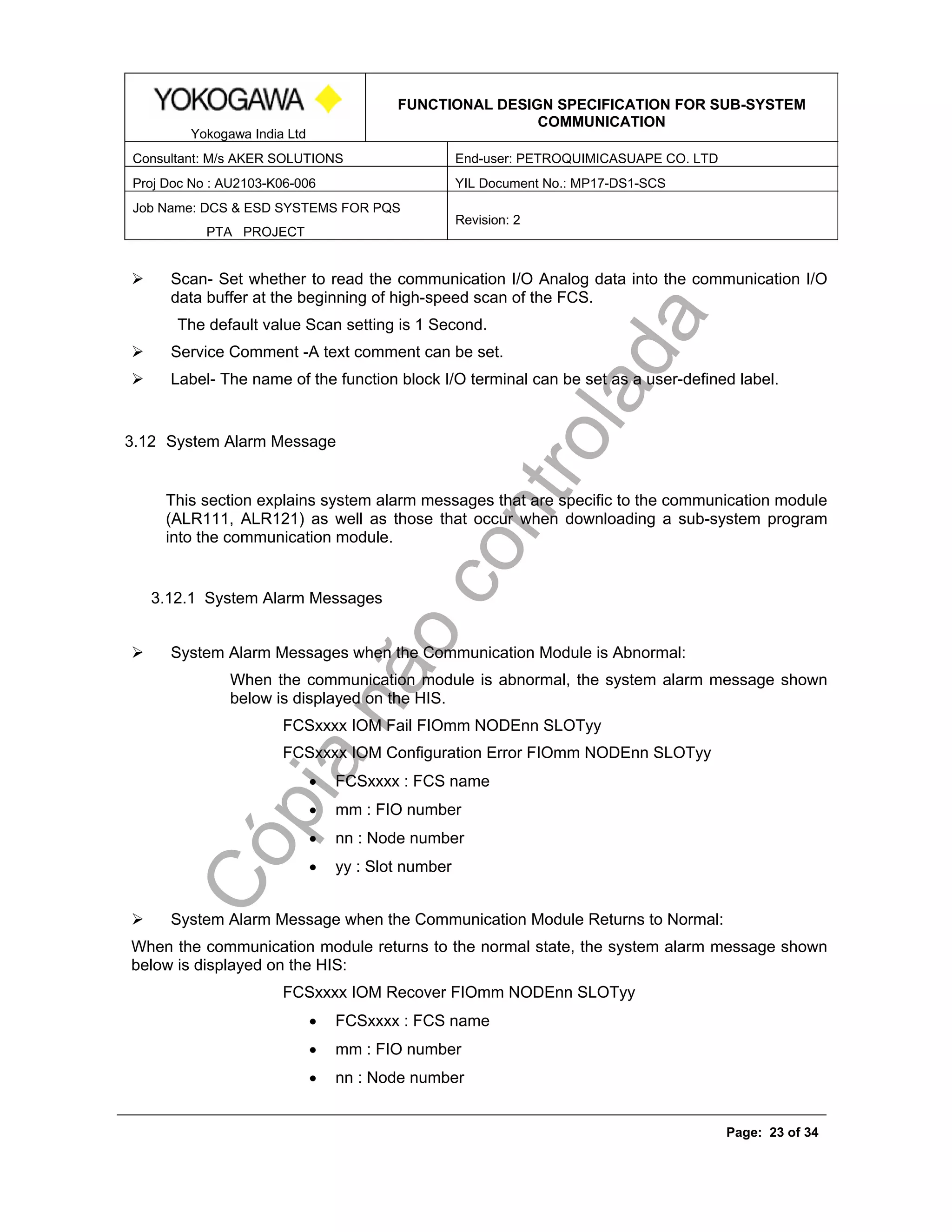 Configuração modbus yokogawa | PDF