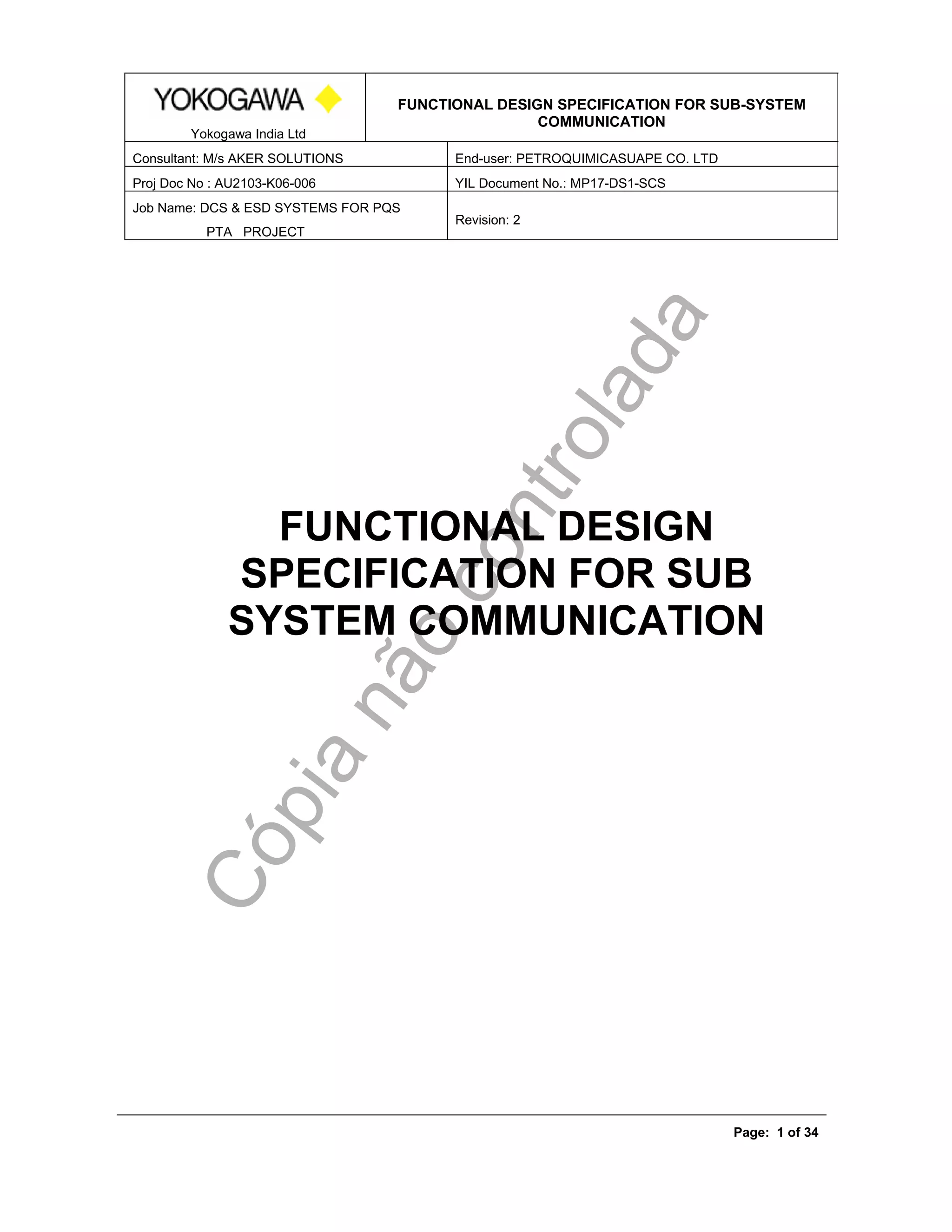 Configuração modbus yokogawa | PDF