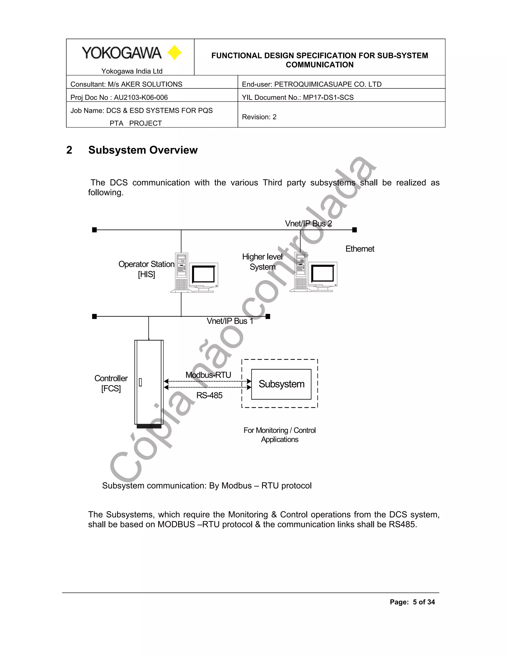 Configuração modbus yokogawa | PDF