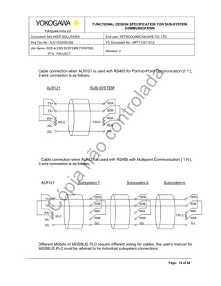 Configuração modbus yokogawa | PDF