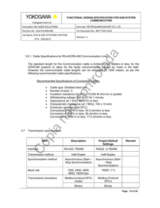 Configuração modbus yokogawa | PDF