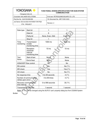 Configuração modbus yokogawa | PDF