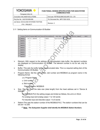 Configuração modbus yokogawa | PDF