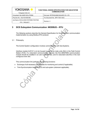 Configuração modbus yokogawa | PDF