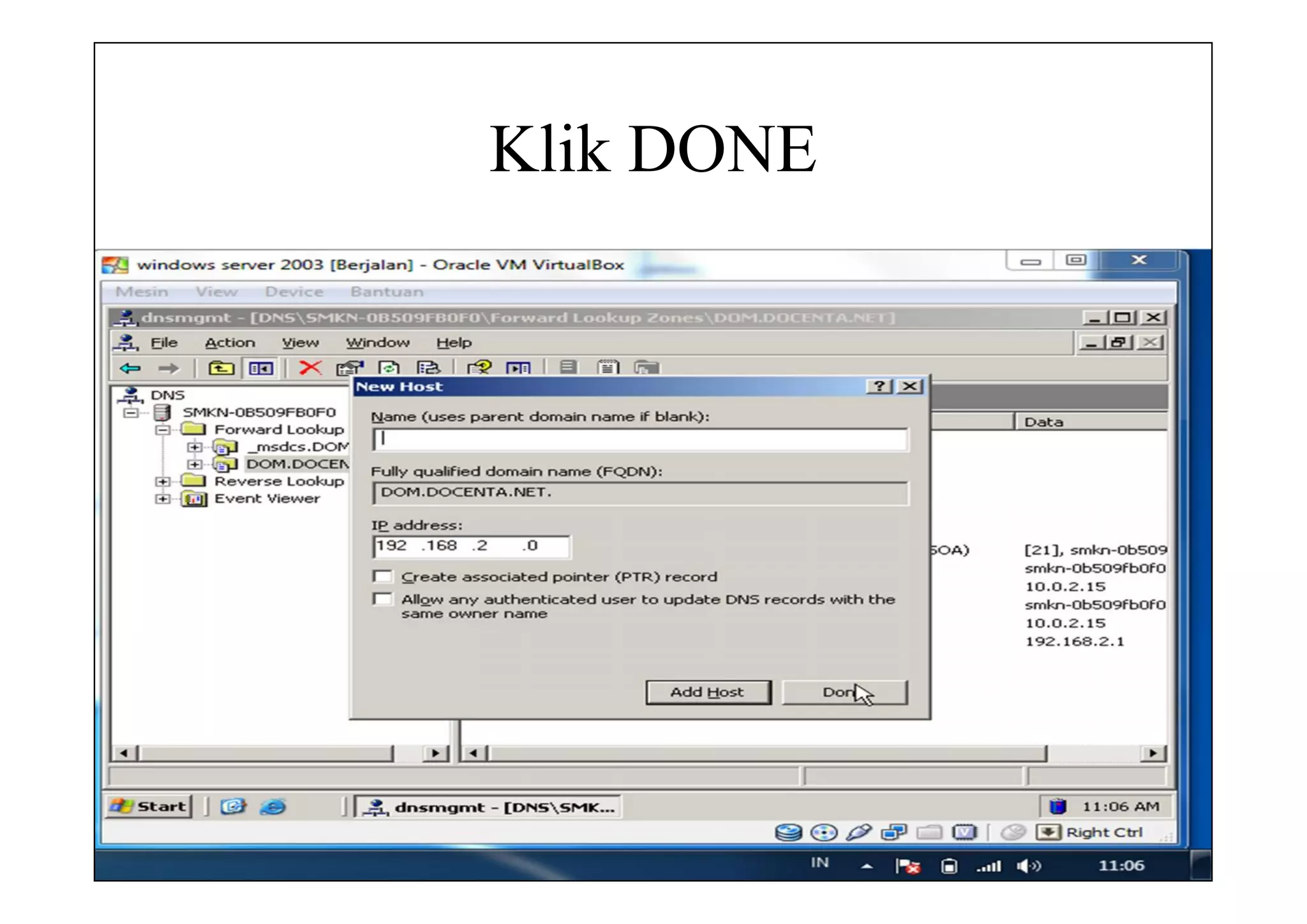 Configurasi dns server windows server 2003 | PDF