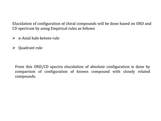Introduction To Methods Used For Determination Of Configuration Pptx