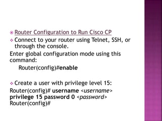 Router Configuration | PPTX