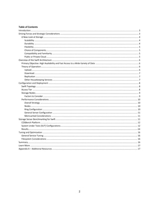 Configuration and deployment guide for SWIFT on Intel Architecture | PDF