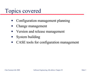 Configuration Management in Software Engineering - SE29 | PPT