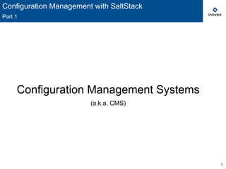 Configuration Management with Saltstack | PPT
