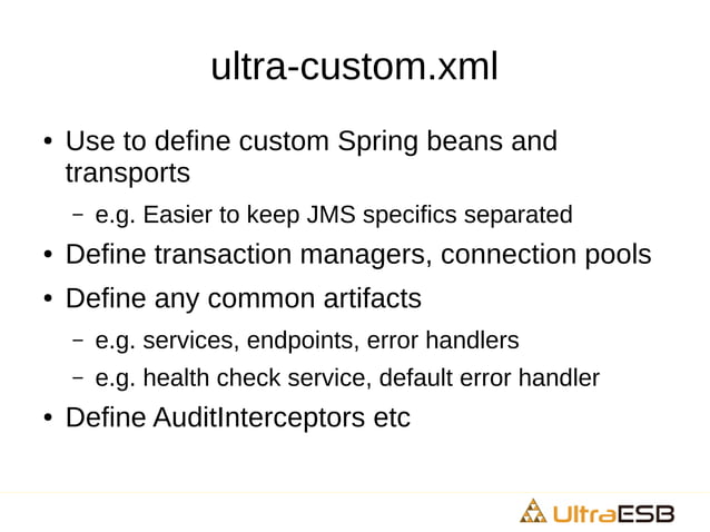 System Configuration for UltraESB | PPT