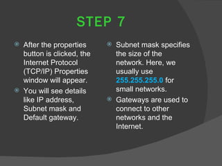 Configuration and testing of network | PPT