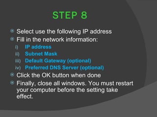 Configuration and testing of network | PPT