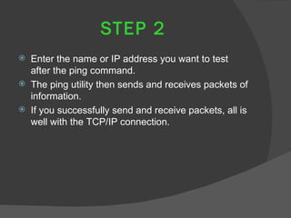 Configuration and testing of network | PPT