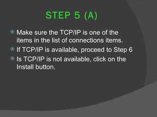 Configuration and testing of network | PPT