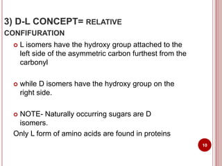 Configuration and conformers of biomolecules | PPTX