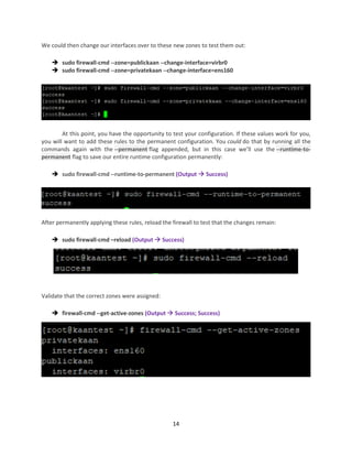 Configuration Firewalld On CentOS 8 | PDF