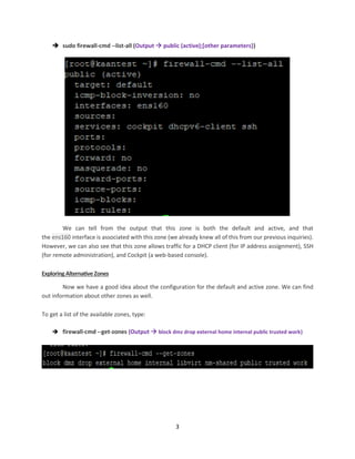 Configuration Firewalld On CentOS 8 | PDF