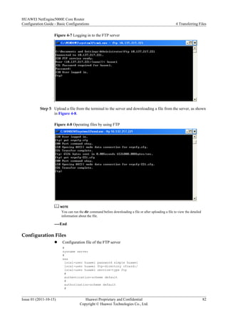Configuration guide basic configurations(v800 r002c01-01) | PDF