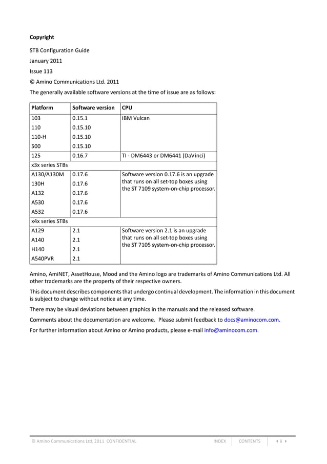 Configuration guide legacy | PDF