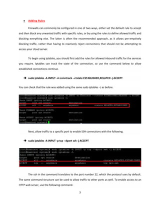 Configuration IPTables On CentOS 8 | PDF