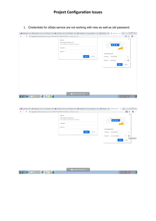 Configuration issues | PDF | Technology & Computing