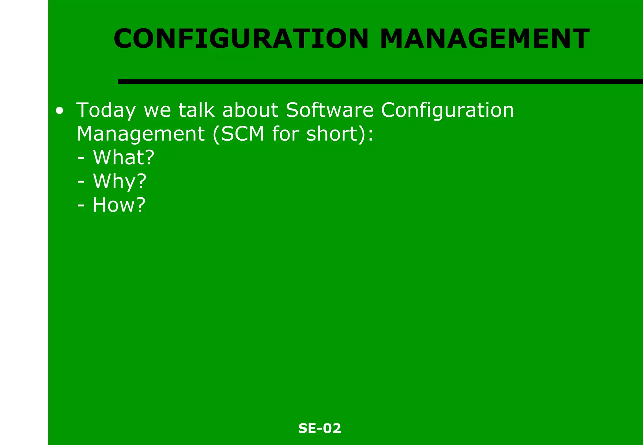 Configuration Management | PPT