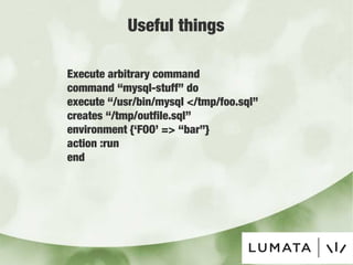 Configuration management with Chef | PPT