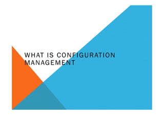 Configuration management - introduction v1.0 tj | PDF | IT and Internet ...