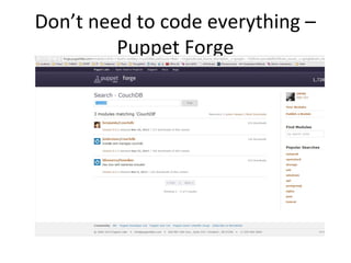 Configuration management with puppet | PPT
