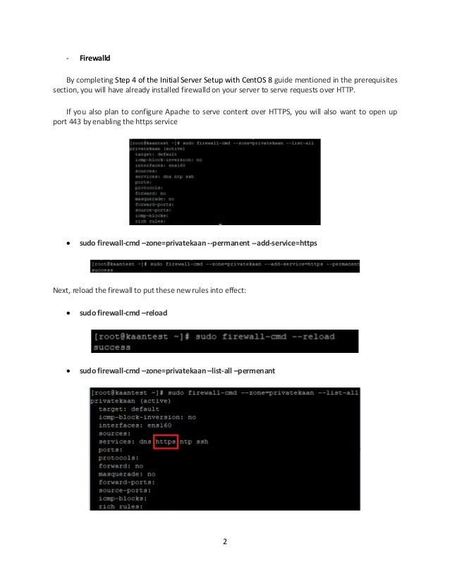 Configuration Of Apache Web Server On Centos 8 Pdf