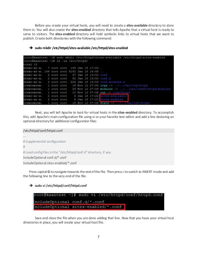 Configuration of Apache Web Server On CentOS 8 | PDF