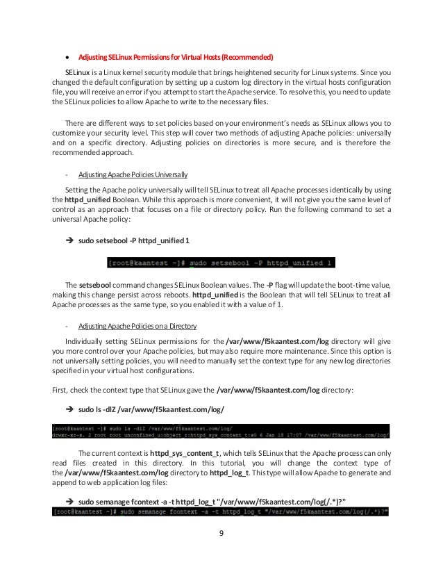 Configuration of Apache Web Server On CentOS 8 | PDF