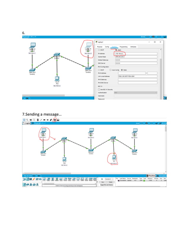 Configuration Of Bus Topology In Cisco Packet Tracer By Tanjilur Rahman Pdf Computer