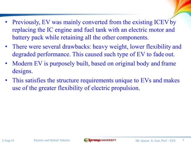 Configuration of ev 2 | PPTX