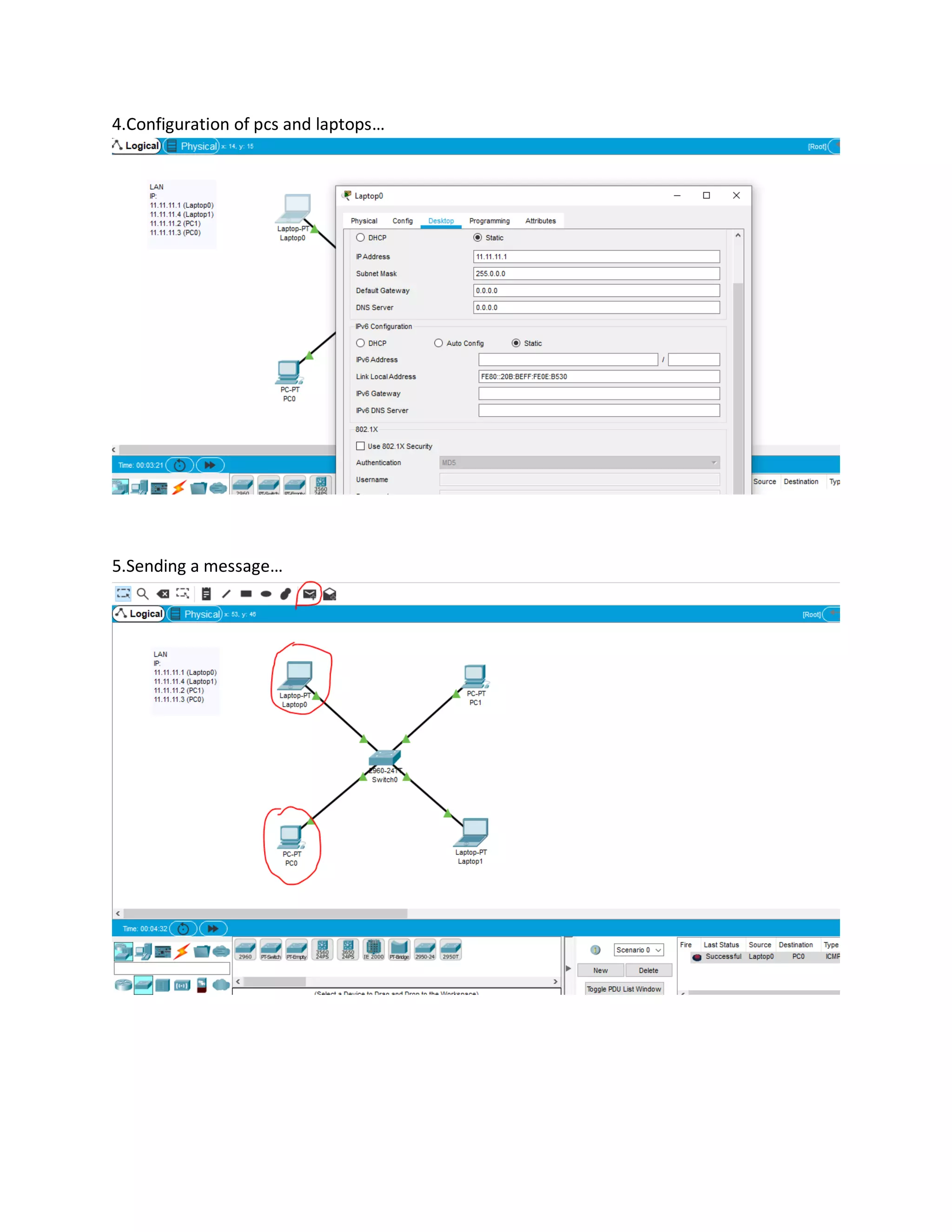 Configuration Of Lan In Cisco Packet Tracer By Tanjilur Rahman Pdf