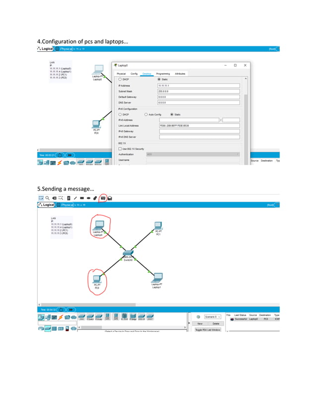 Configuration of lan in cisco packet tracer by TAnjilur Rahman | PDF