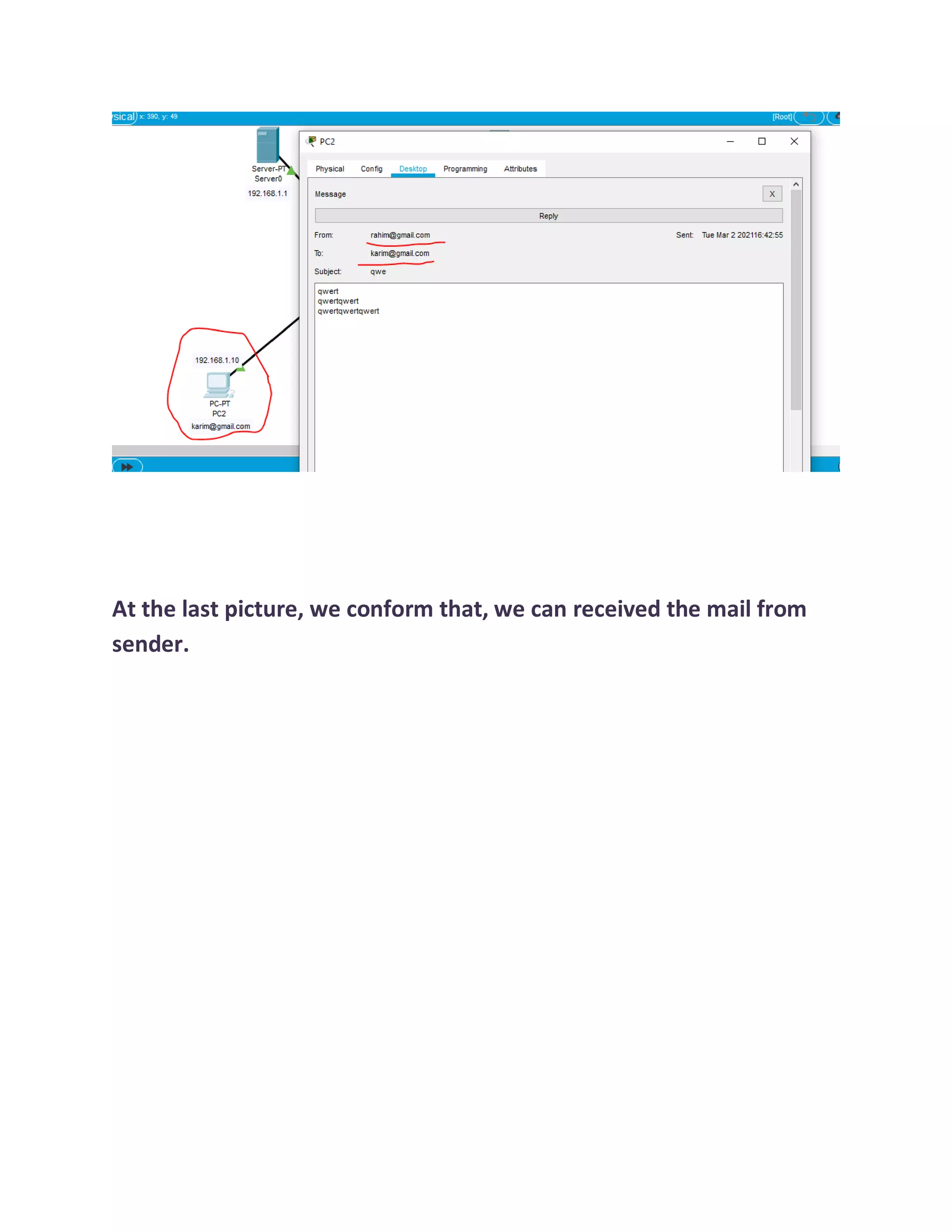 Configuration Of Mail Server On Cisco Packet Tracer Pdf