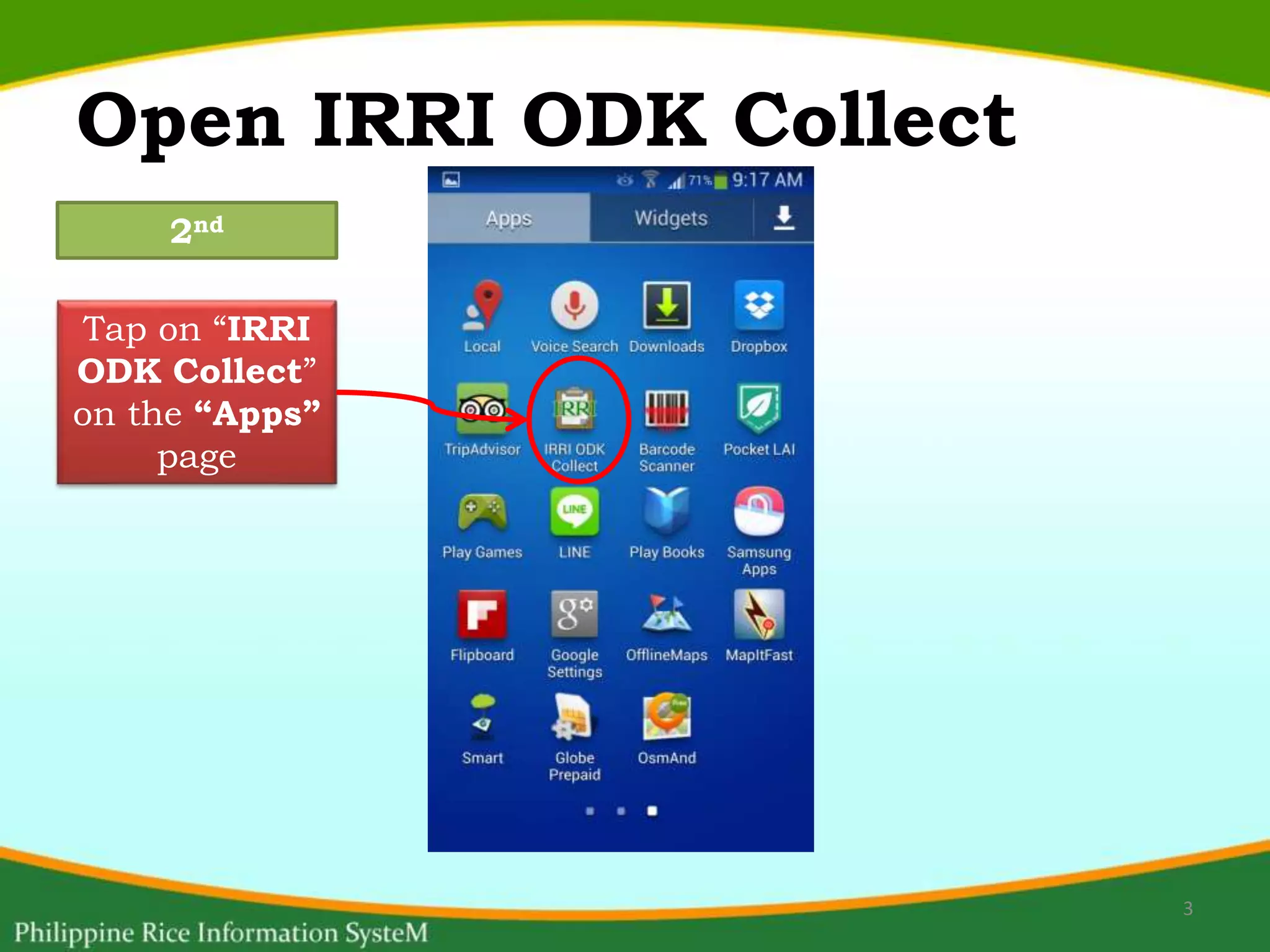 Configuration of odk settings | PPTX