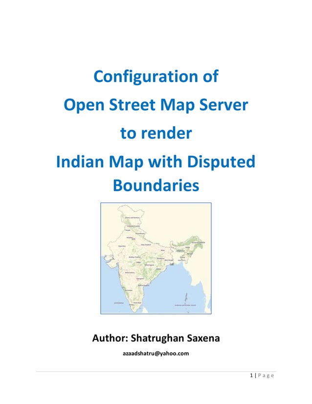 Tutorial to setup OpenStreetMap tileserver with customized boundaries ...