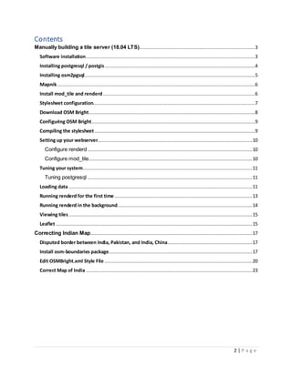 Tutorial to setup OpenStreetMap tileserver with customized boundaries ...