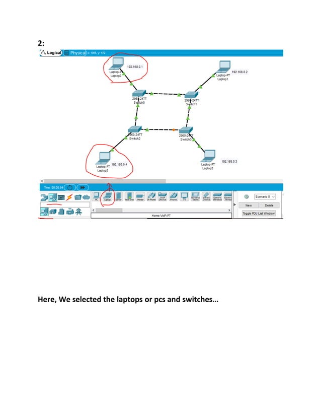 Configuration Of Ring Topology In Packet Tracer By Tanjilur Rahman Pdf Computer Networking