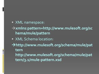Configuration patterns in mule | PPT