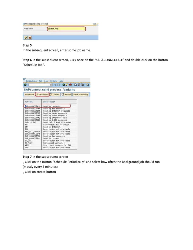 Configuration sending mails from sap | PDF