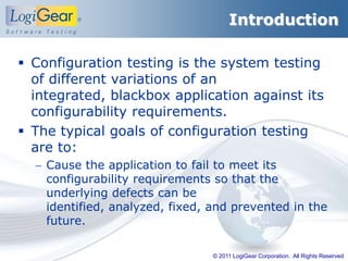 Configuration testing | PPT