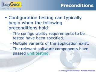 Configuration testing | PPT