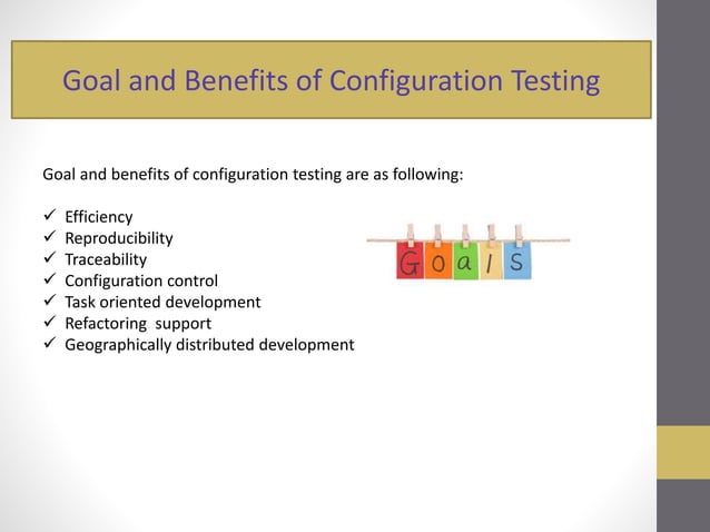 Configuration testing | PPT