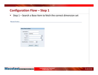 Oracle Configurator integration with oracle process manufacturing (OPM ...