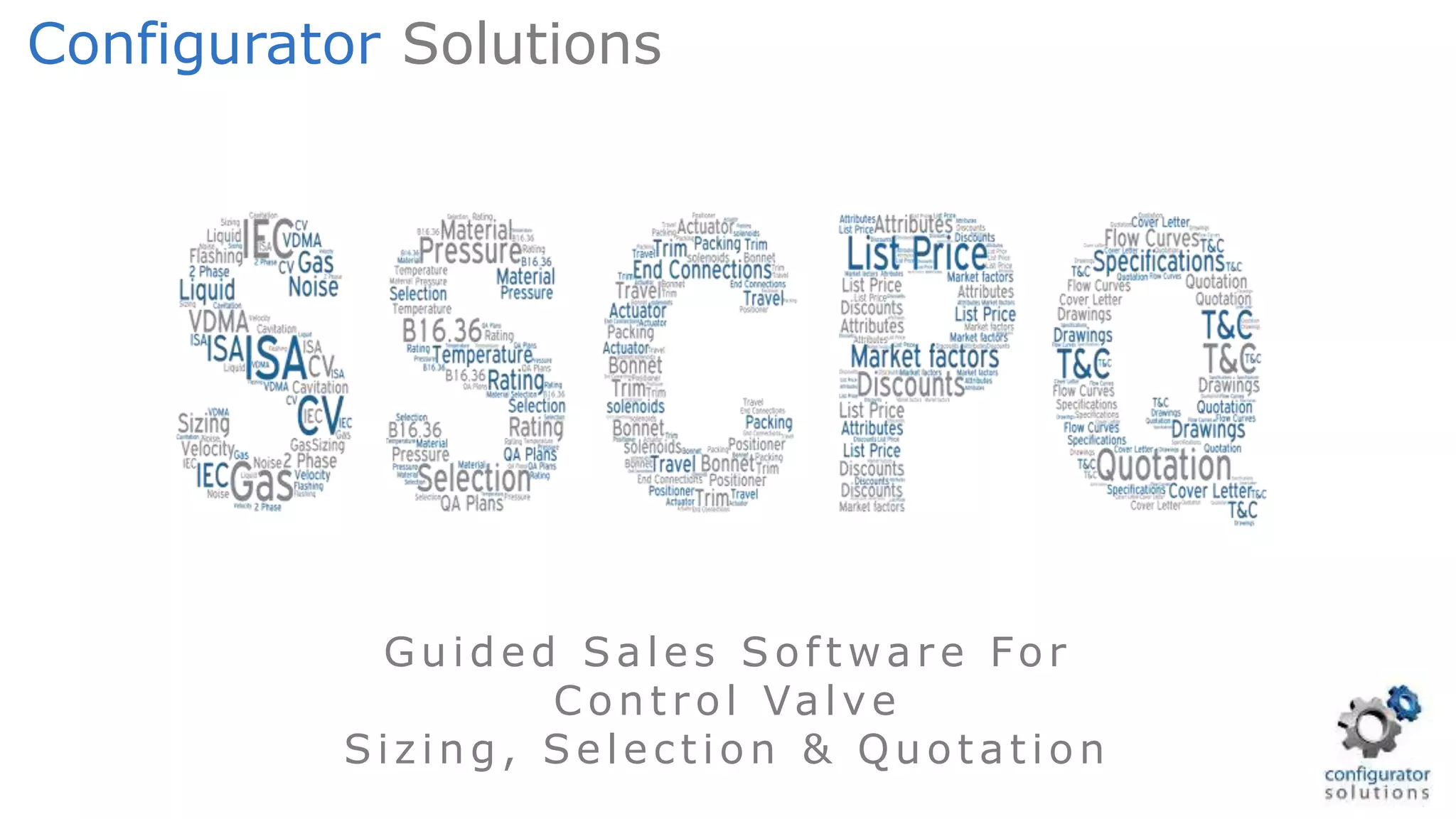 Control valve sizing, selection & quotation software | PPSX